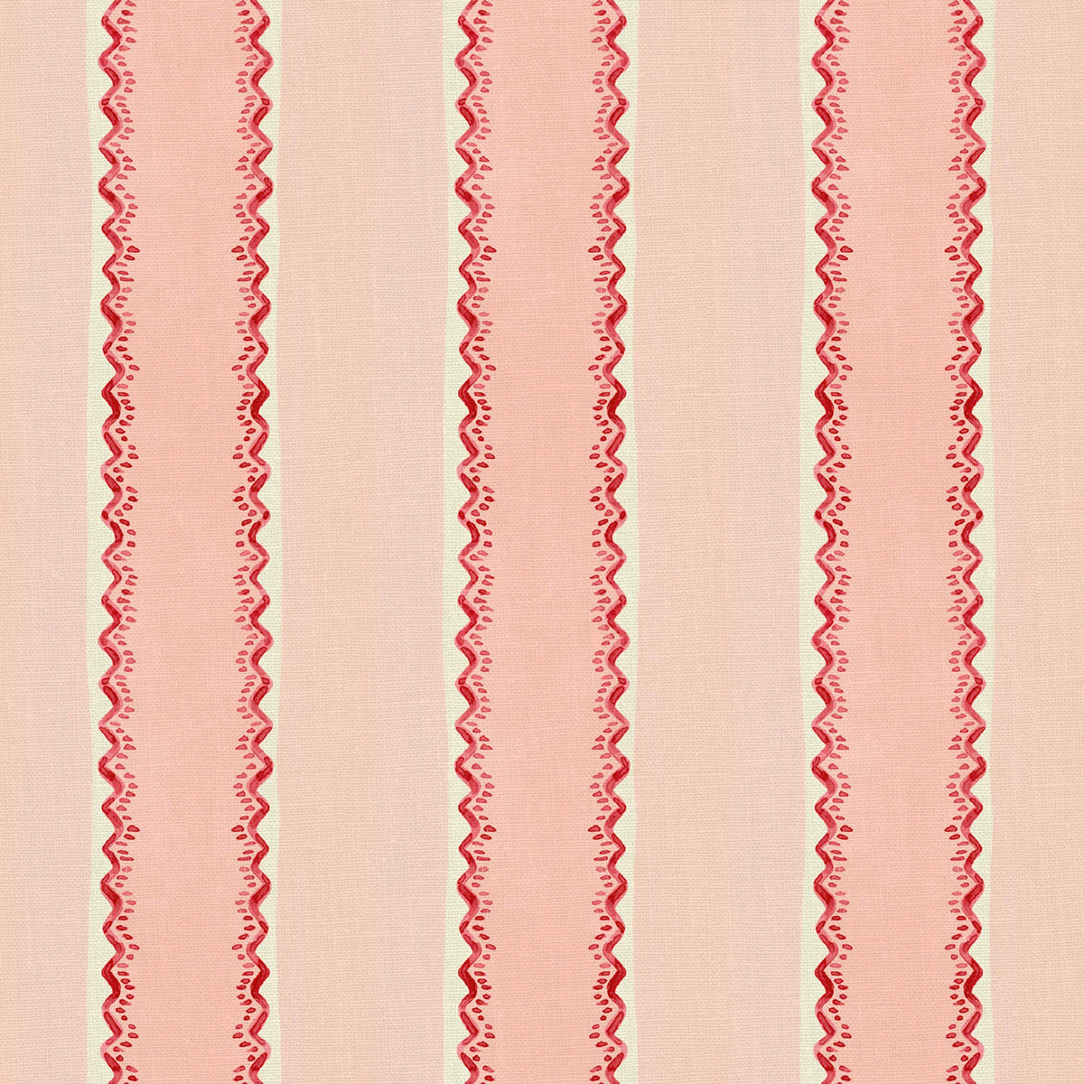 Croquet – Rhubarb | Linen Fabric | Linwood
