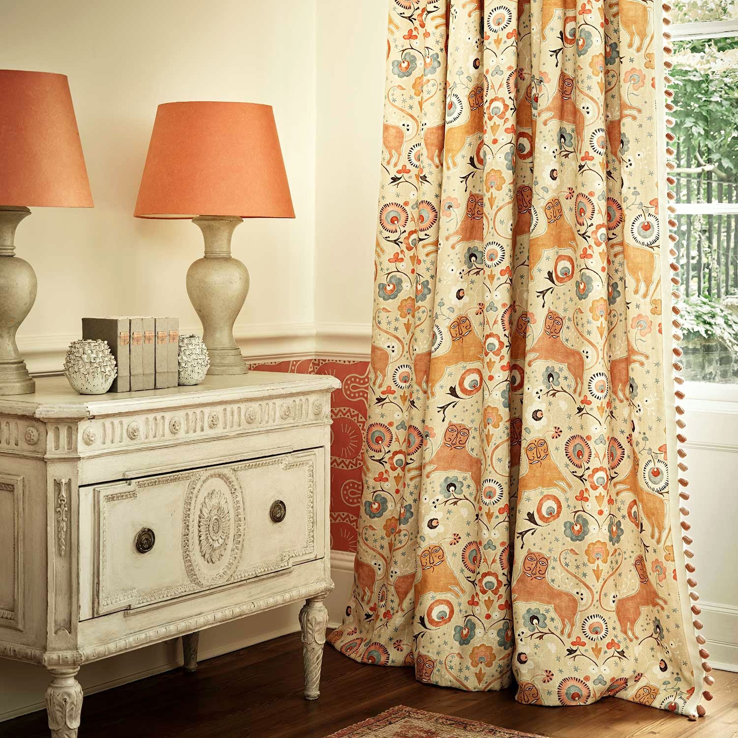 Maru | Printed Linen Fabric Collection | Linwood