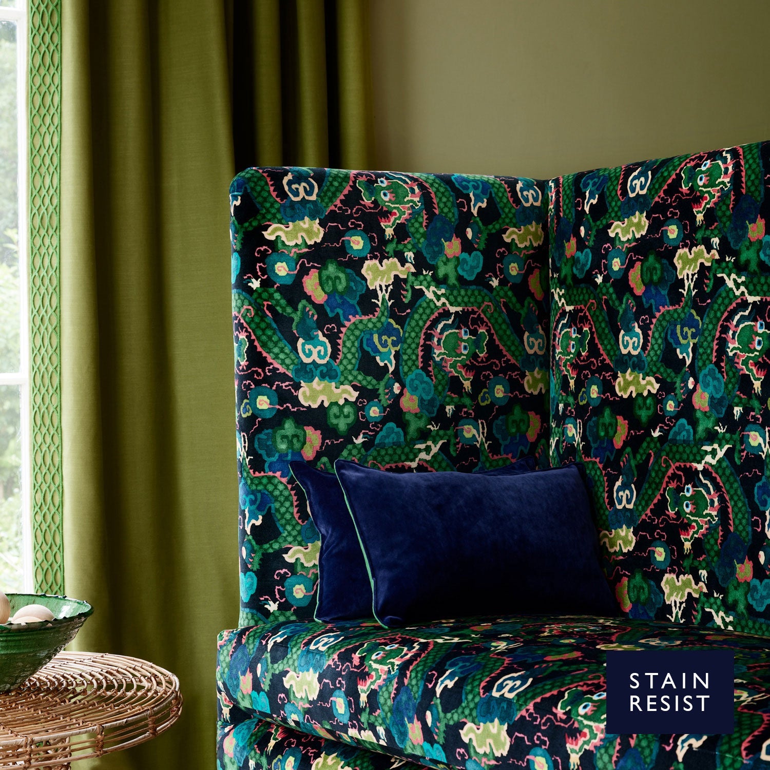 Patterned Velvet Fabric