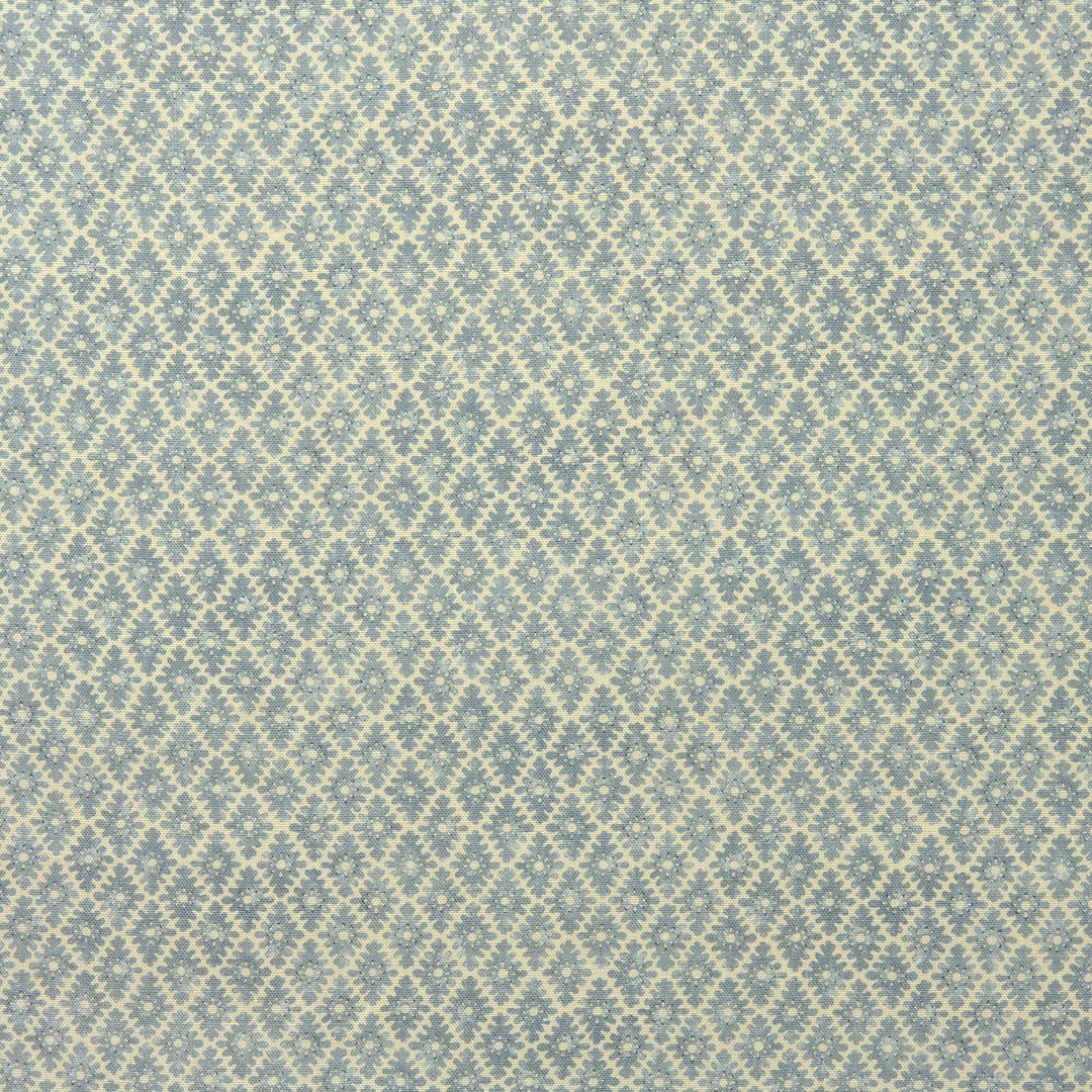 Ashfield - Sky | Printed Linen Fabric | Linwood