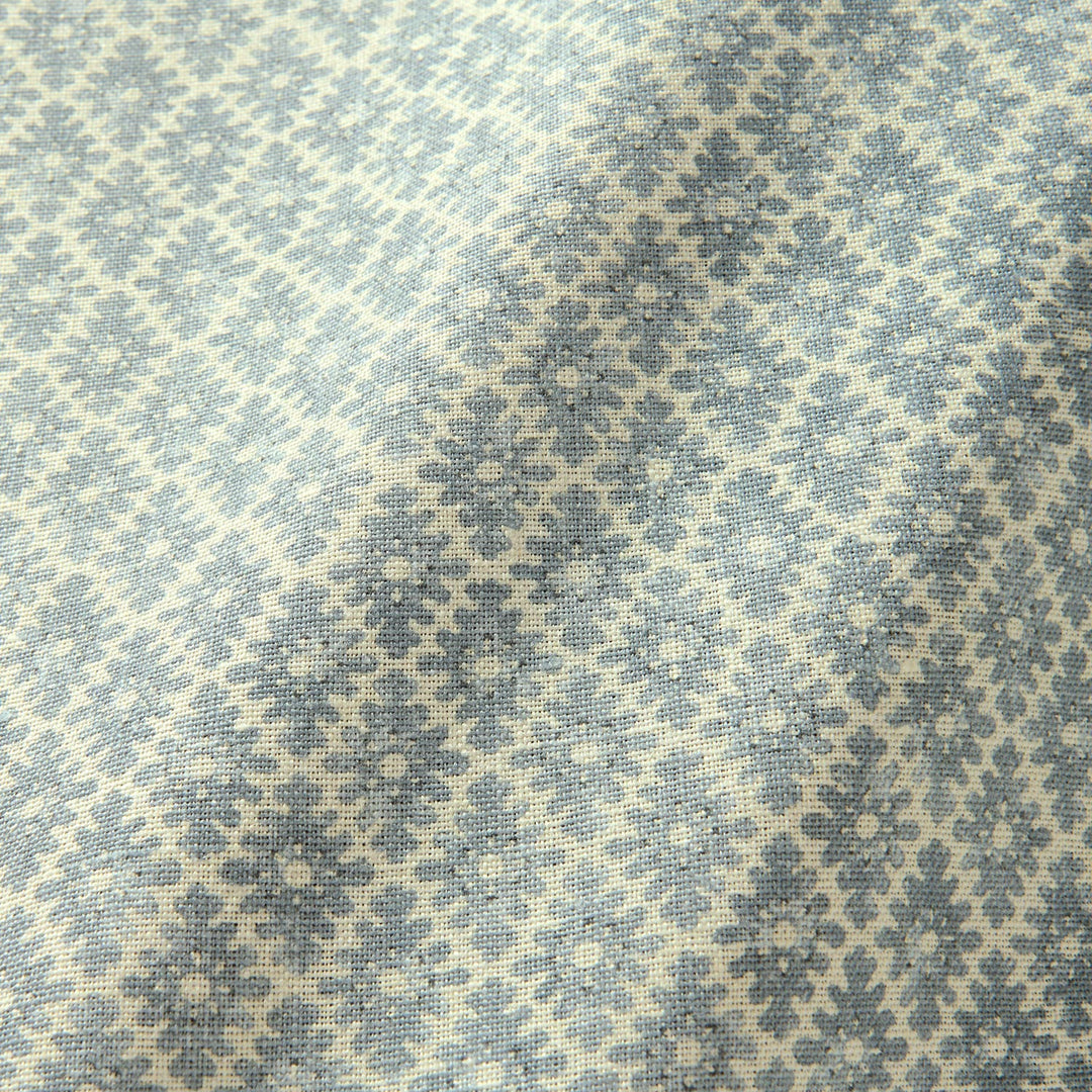 Ashfield - Sky | Printed Linen Fabric | Linwood