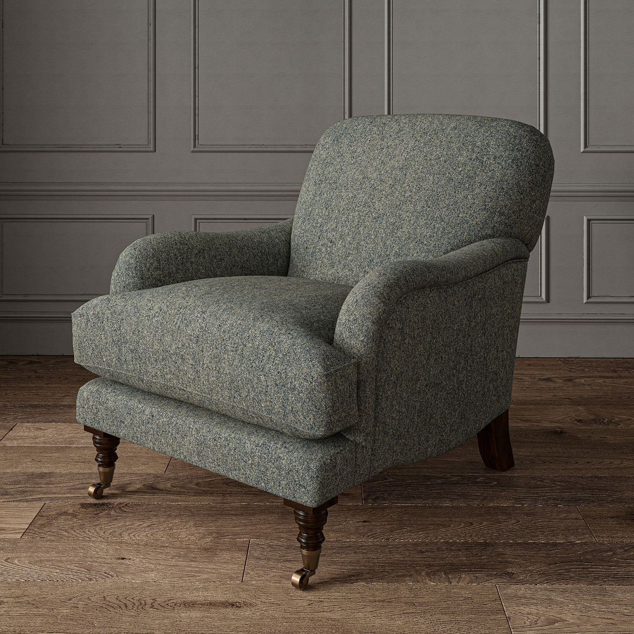 Tay – Indigo | British Wool | Woven Fabric | Linwood