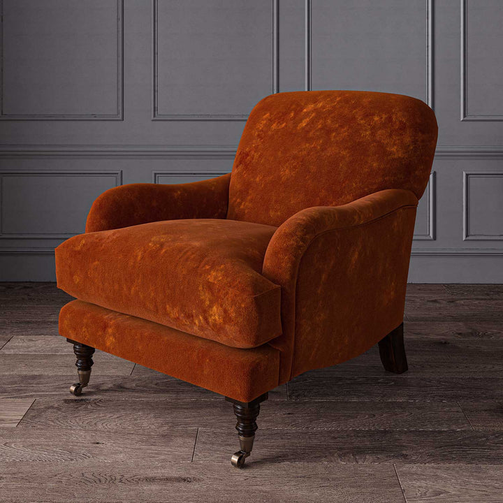 Cosmos Velvet II – Brick Red | Stain Resistant Velvet | Linwood