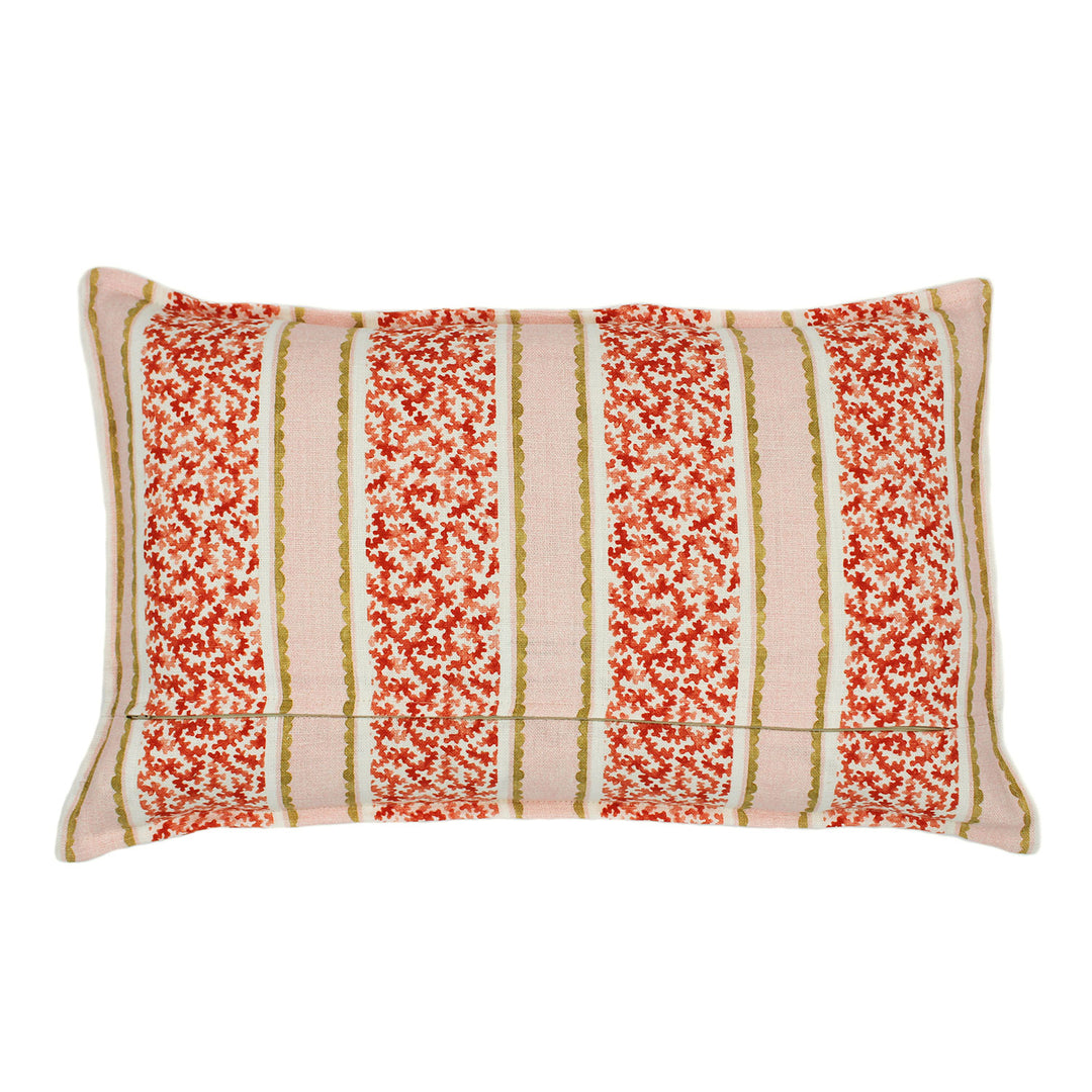 Garden Gate – Strawberry Mousse | Linen Cushion | Linwood