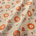Rubia – Rust | Printed Linen Fabric | Linwood