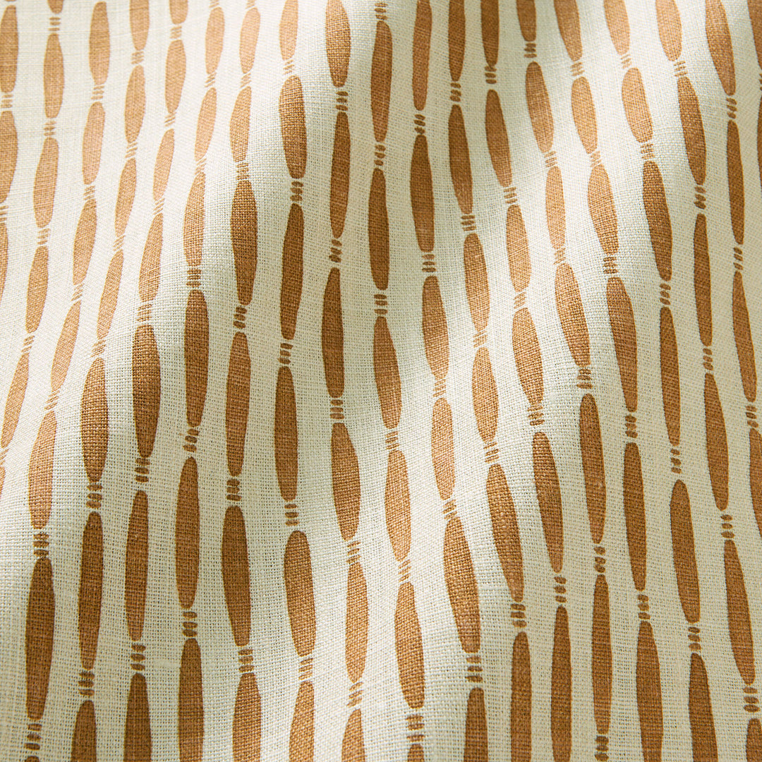 Smocked – Toast | Printed Linen Fabric | Linwood