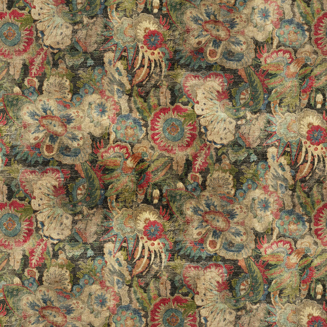 Bizarre – Multi | Printed Velvet Fabric | Linwood