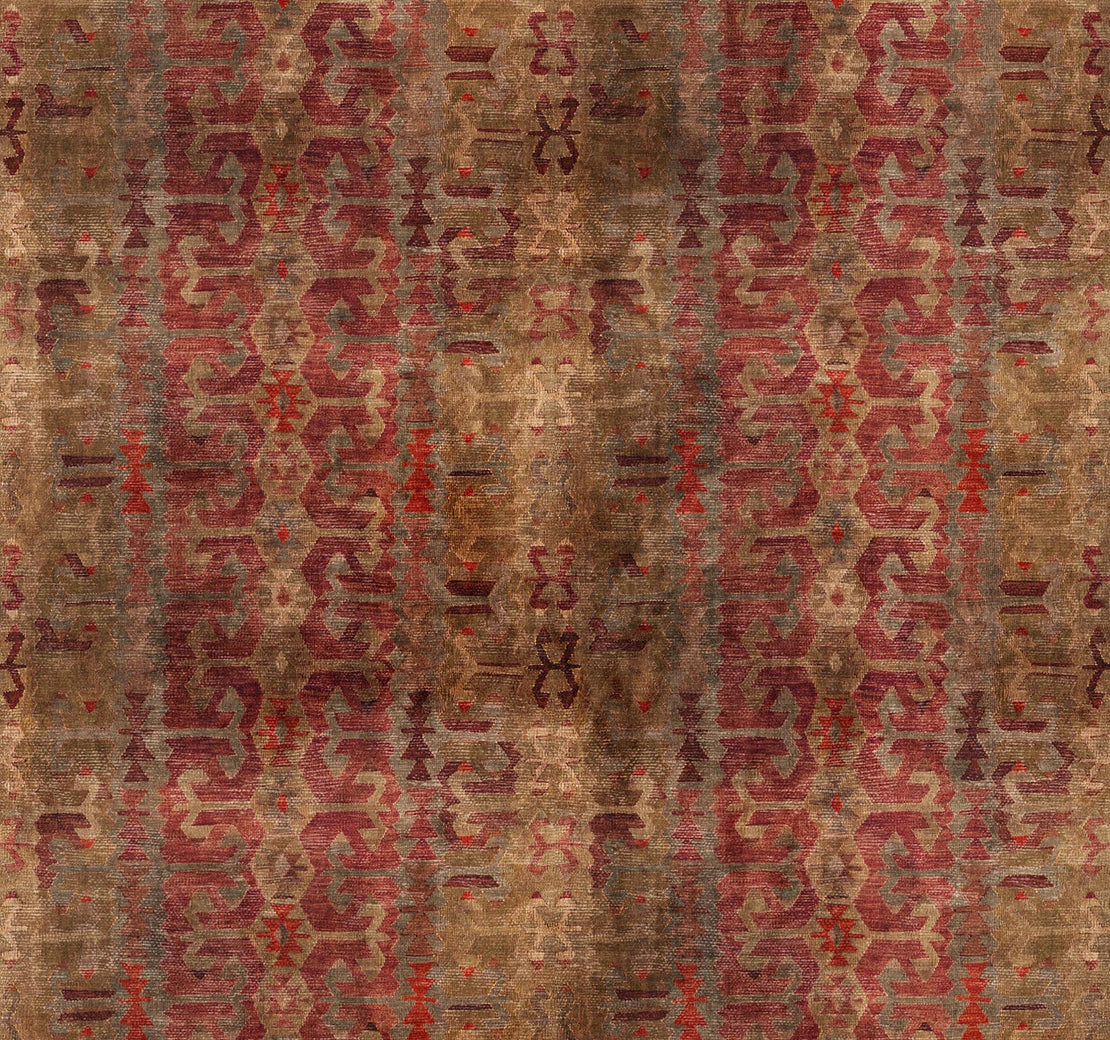 Samimi – Earth | Printed Velvet Fabric | Linwood