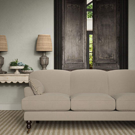 Romney British Wool - Dove | Woven Fabric | Linwood