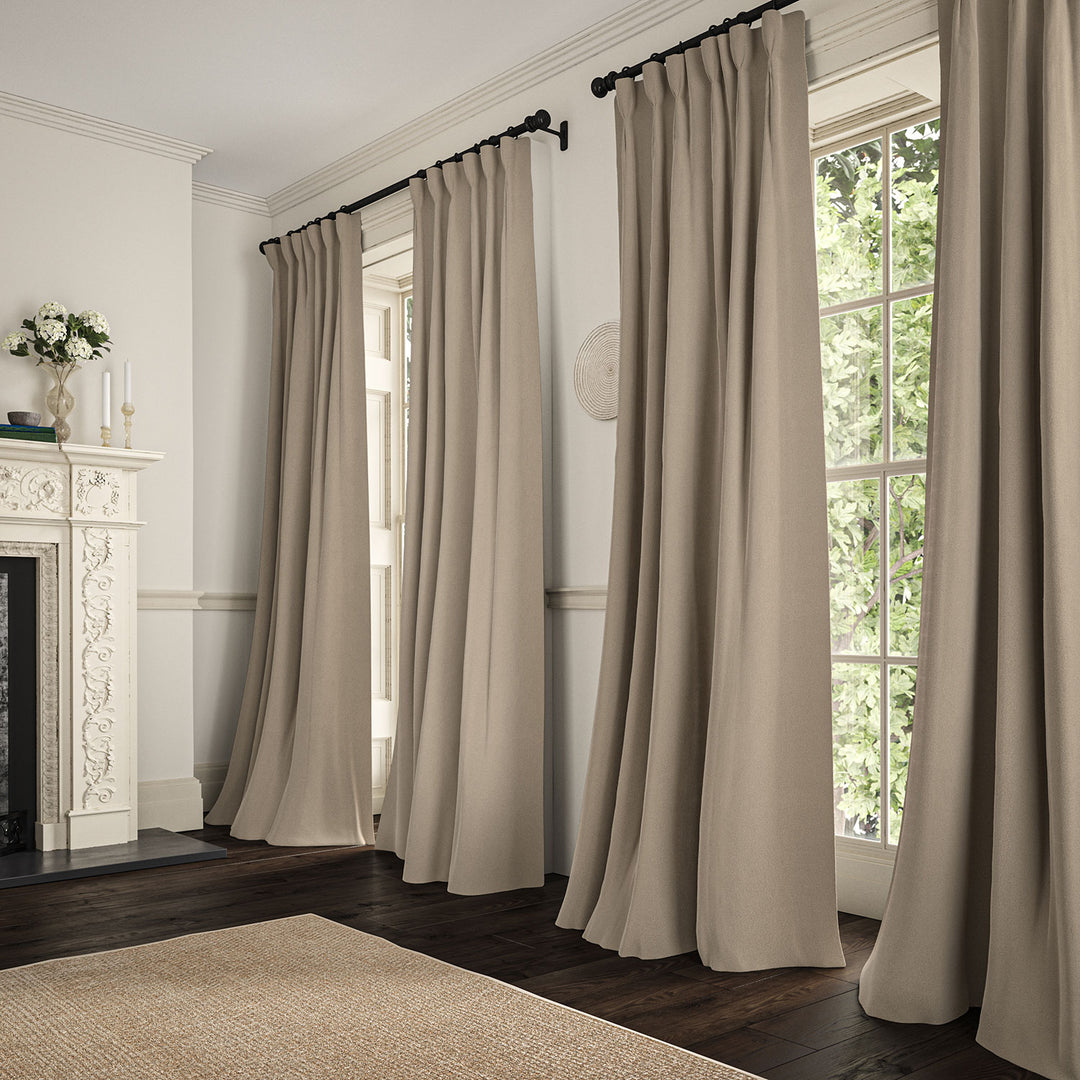 Romney British Wool - Dove | Woven Fabric | Linwood