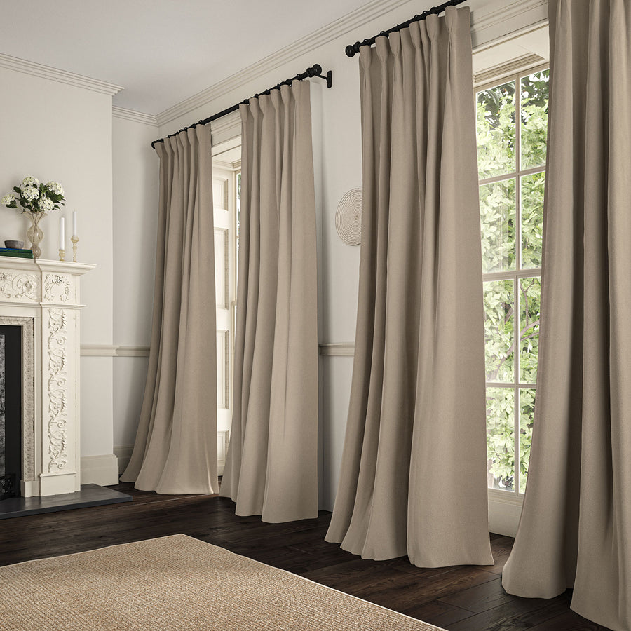Romney British Wool - Dove | Woven Fabric | Linwood