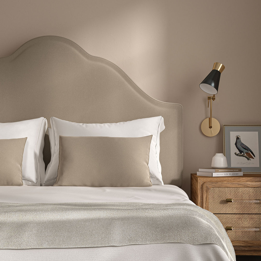 Romney British Wool - Dove | Woven Fabric | Linwood