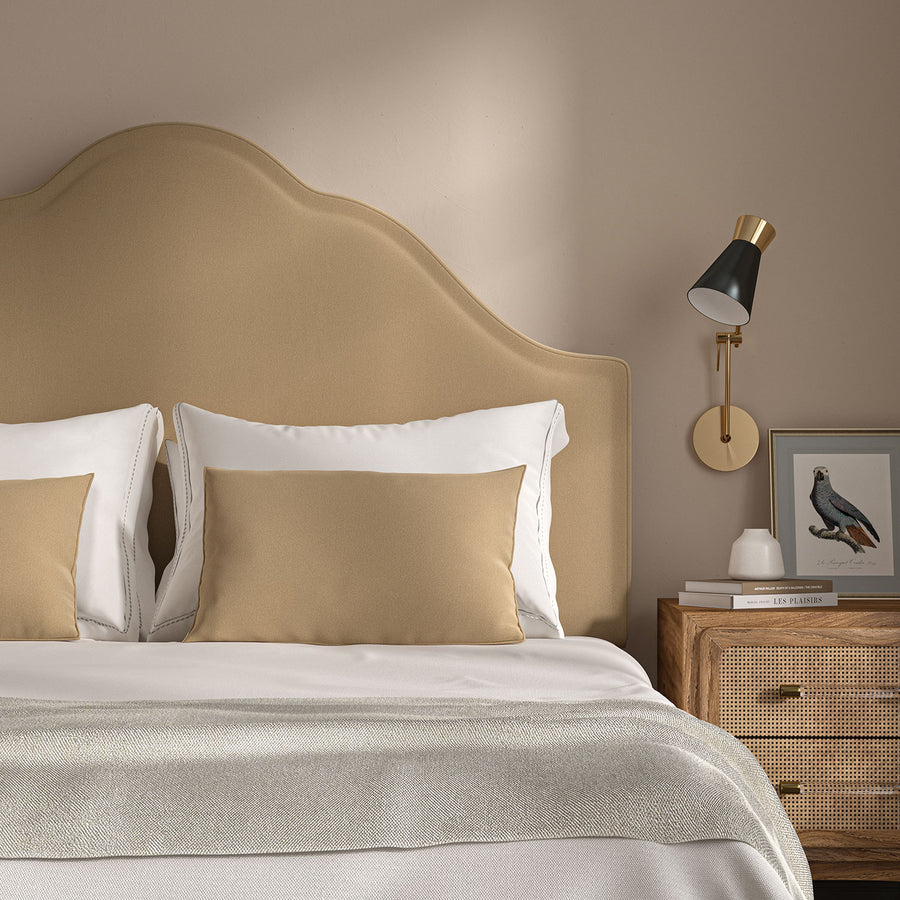 Romney British Wool - Oatmeal | Woven Fabric | Linwood