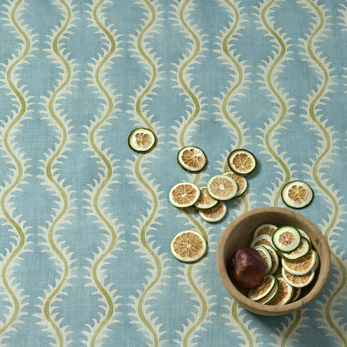 Helter Skelter – Spring | Printed Linen Fabric | Linwood