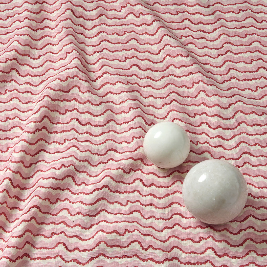 Waltzer – Cha-Cha-Cha | Printed Linen Fabric | Linwood