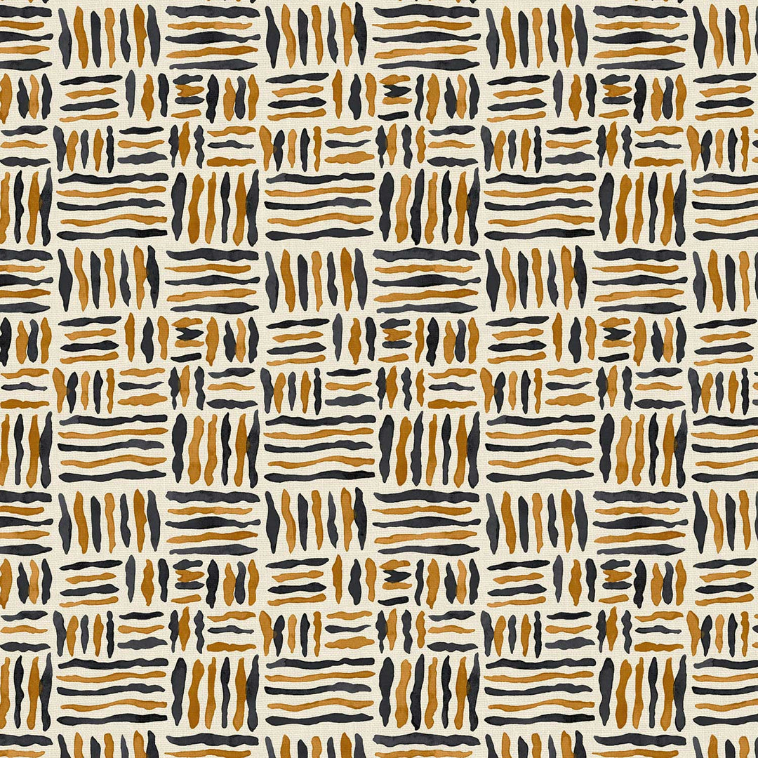 Trapeze – Lombok | Printed Linen Fabric | Linwood