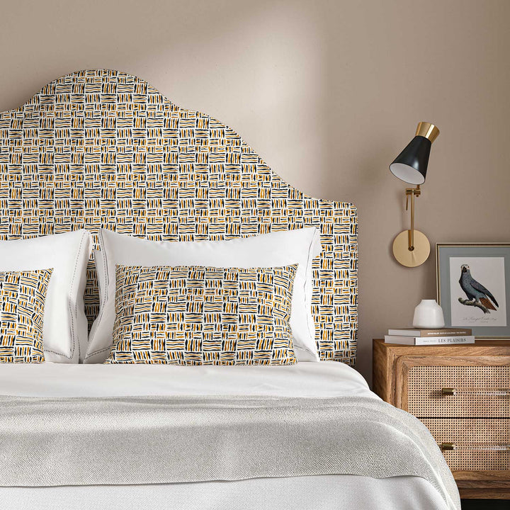 Trapeze – Lombok | Printed Linen Fabric | Linwood