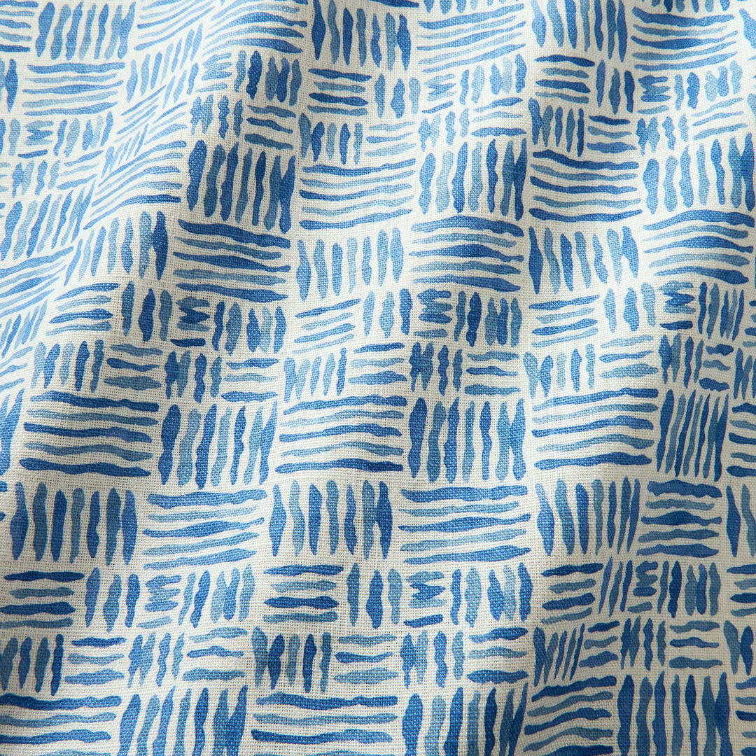 Trapeze – Santorini | Printed Linen Fabric | Linwood