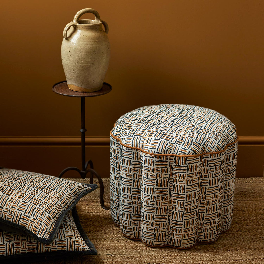 Trapeze – Lombok | Printed Linen Fabric | Linwood