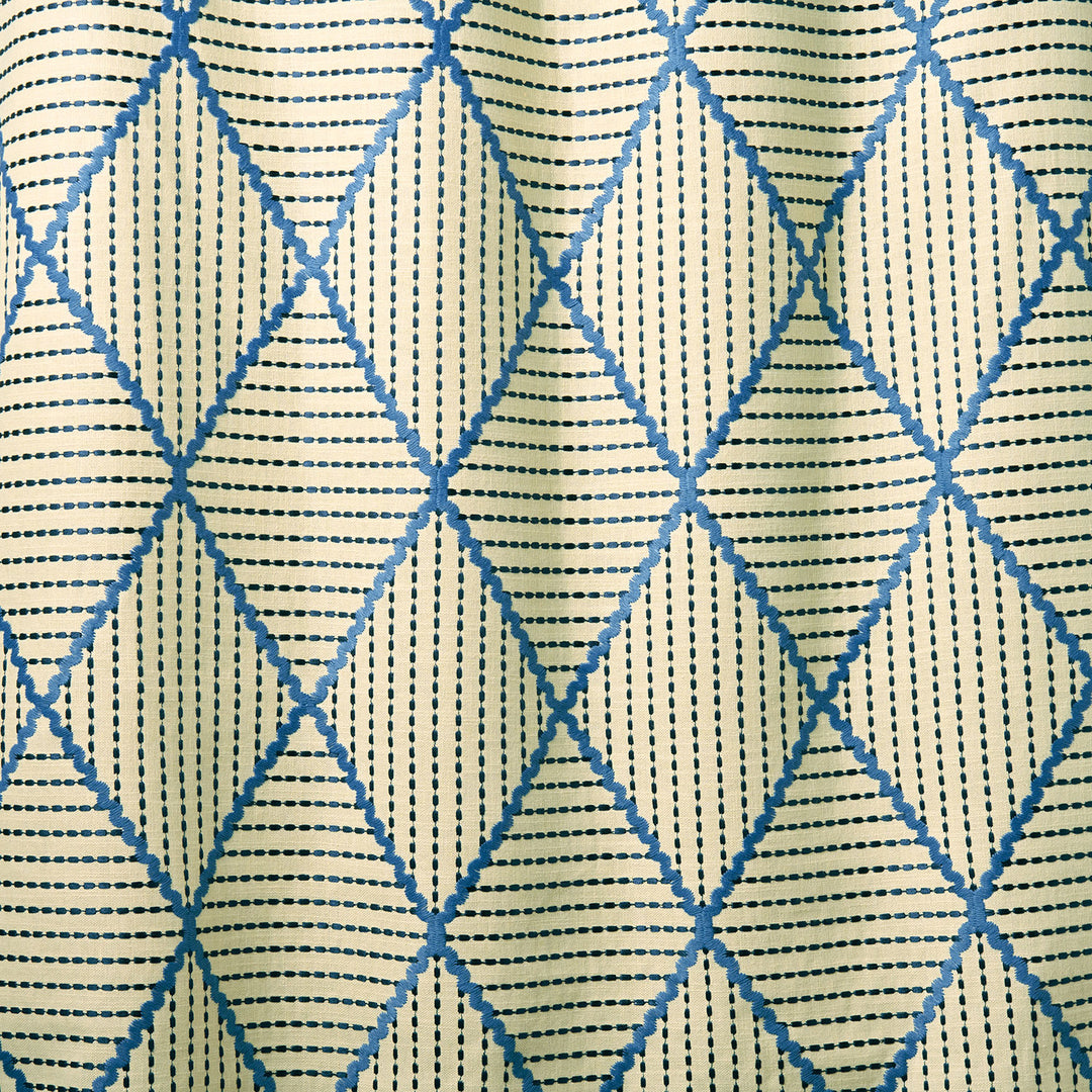 Oberon – Lake | Embroidery Fabric by Linwood | Trellis Design