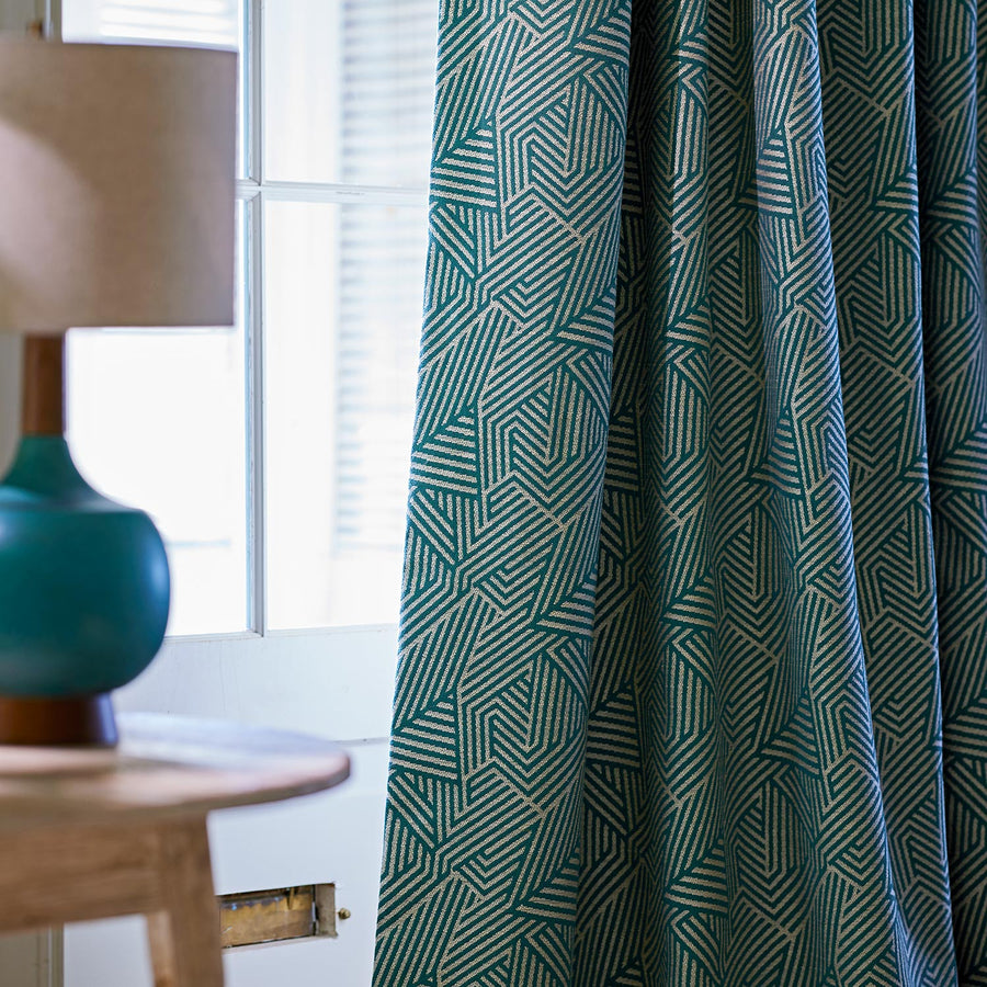 Sashay – Teal | Woven Fabric | Linwood