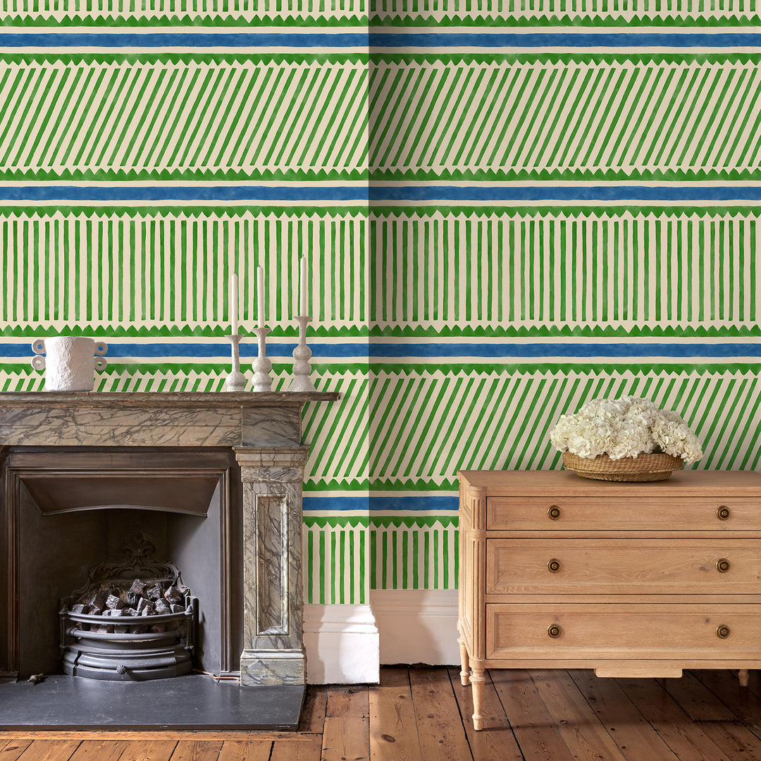 Barbershop - Fairground | Designer Wallpaper | Linwood