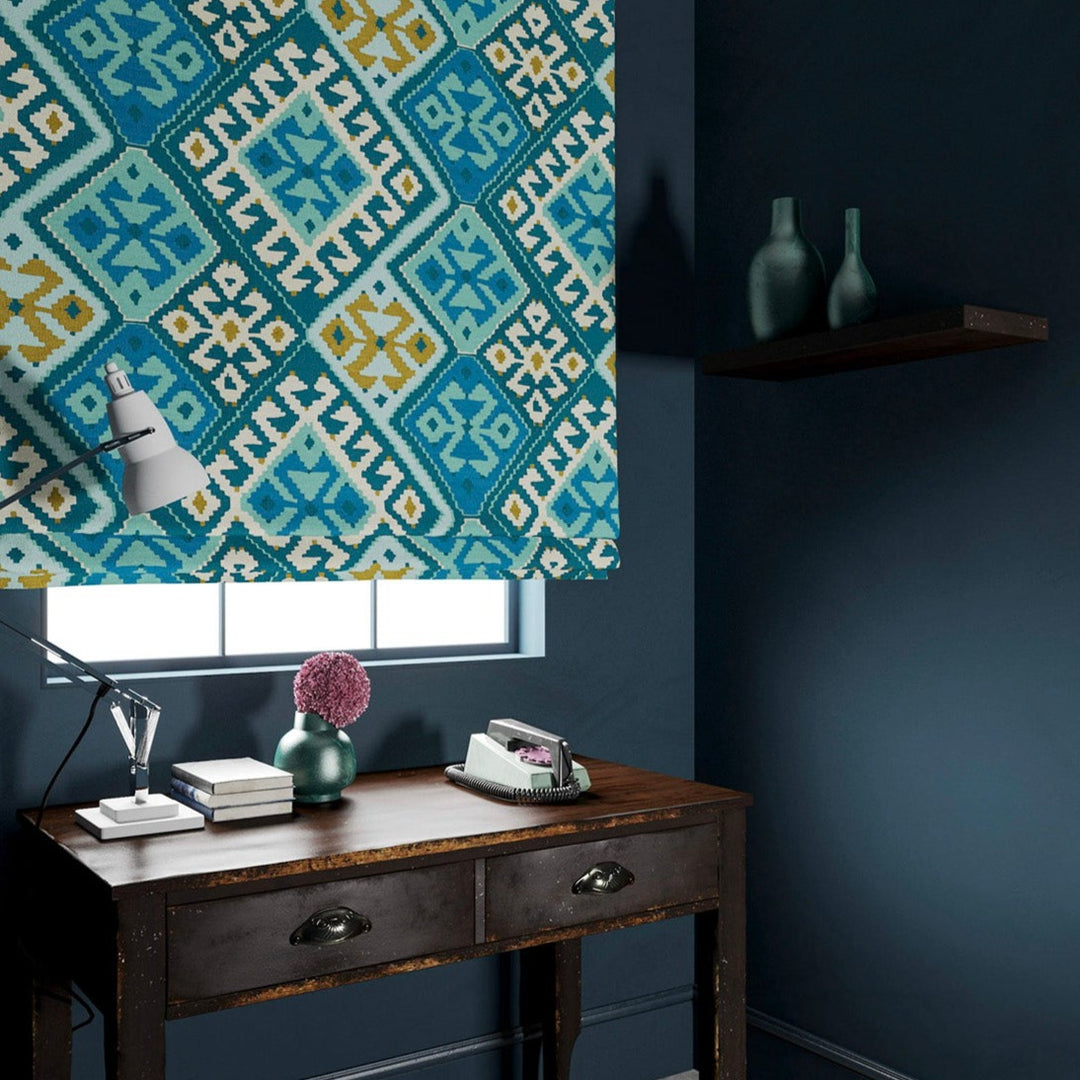 Otto - Capri | Printed Velvet Fabric | Linwood