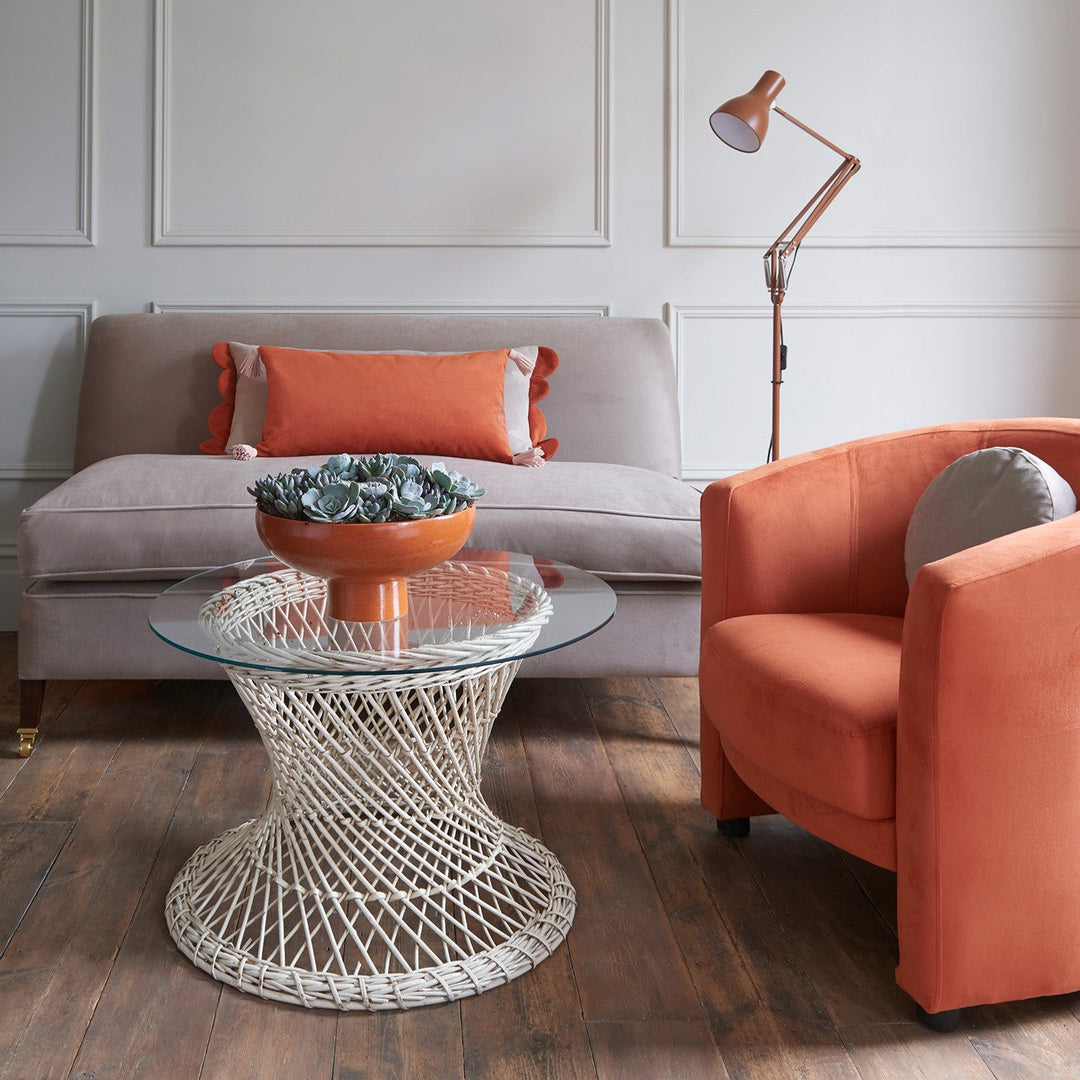 Moleskin Velvet - Linen | Velvet Upholstery Fabric | Linwood