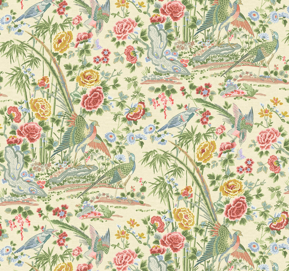 Mandai - Primrose | Curtain Fabric | Linen | Linwood