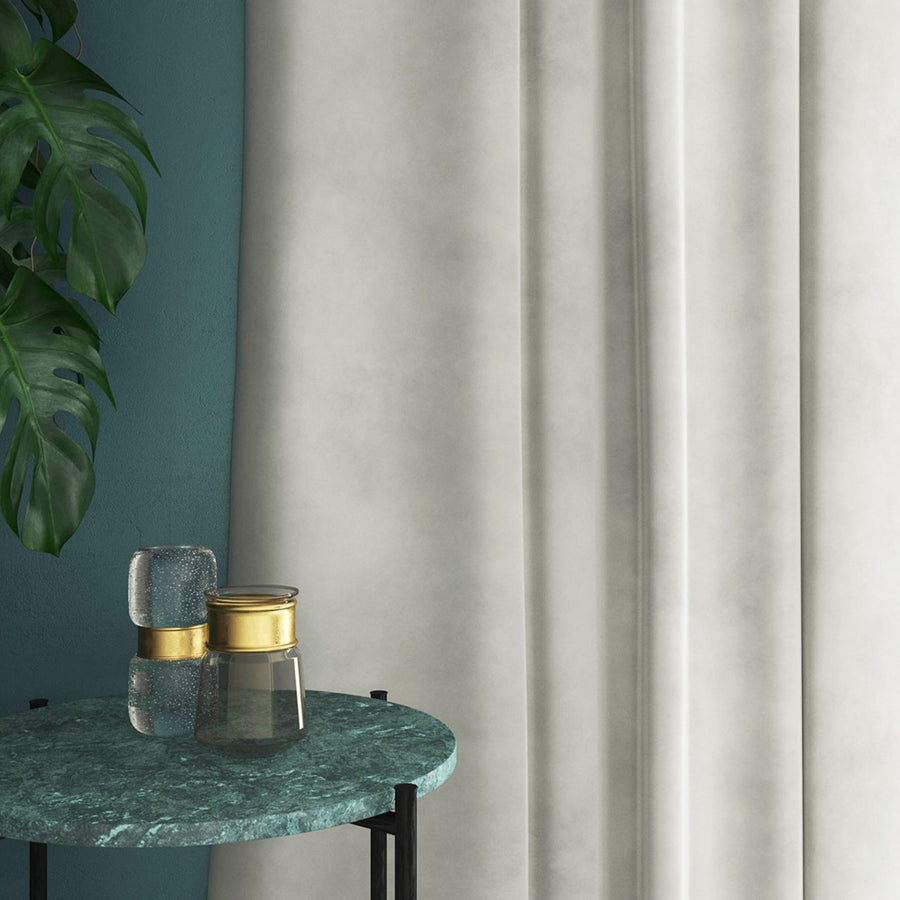 Omega - Vellum | Velvet Upholstery Fabric | Linwood