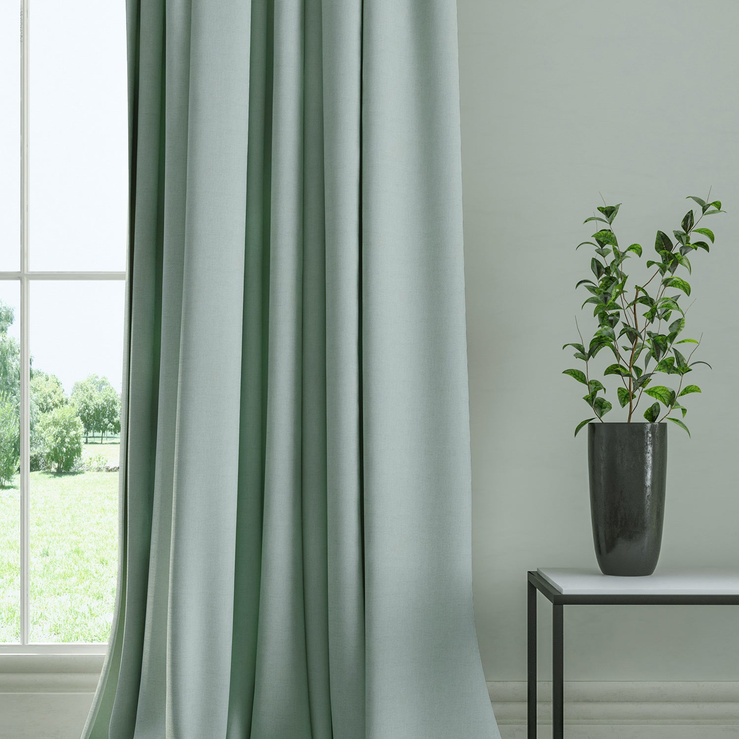 Juno - Powder Blue | Stain Resistant | Upholstery Fabric | Linwood