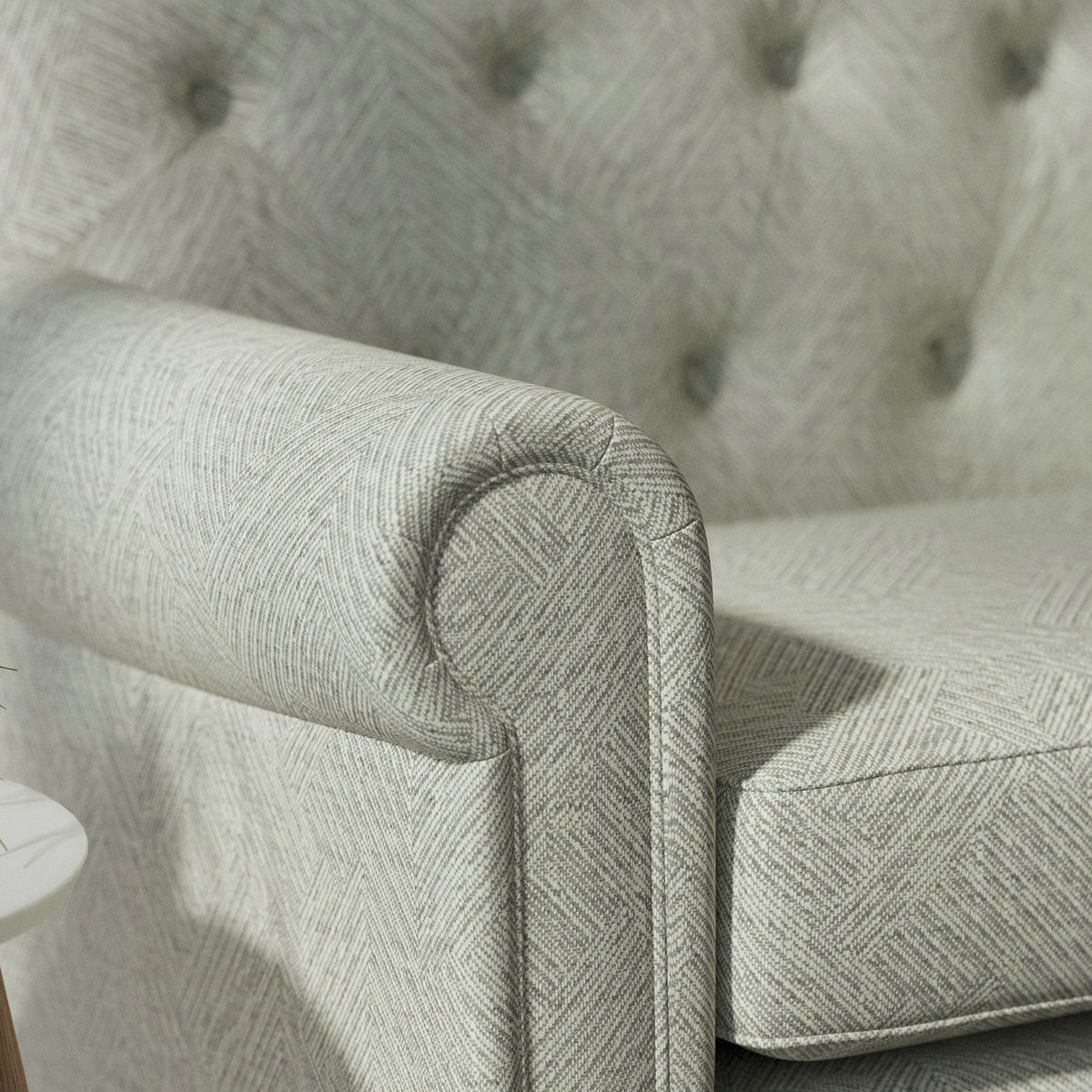 Niva - Graphite | Semi Plain Upholstery Fabric | Linwood