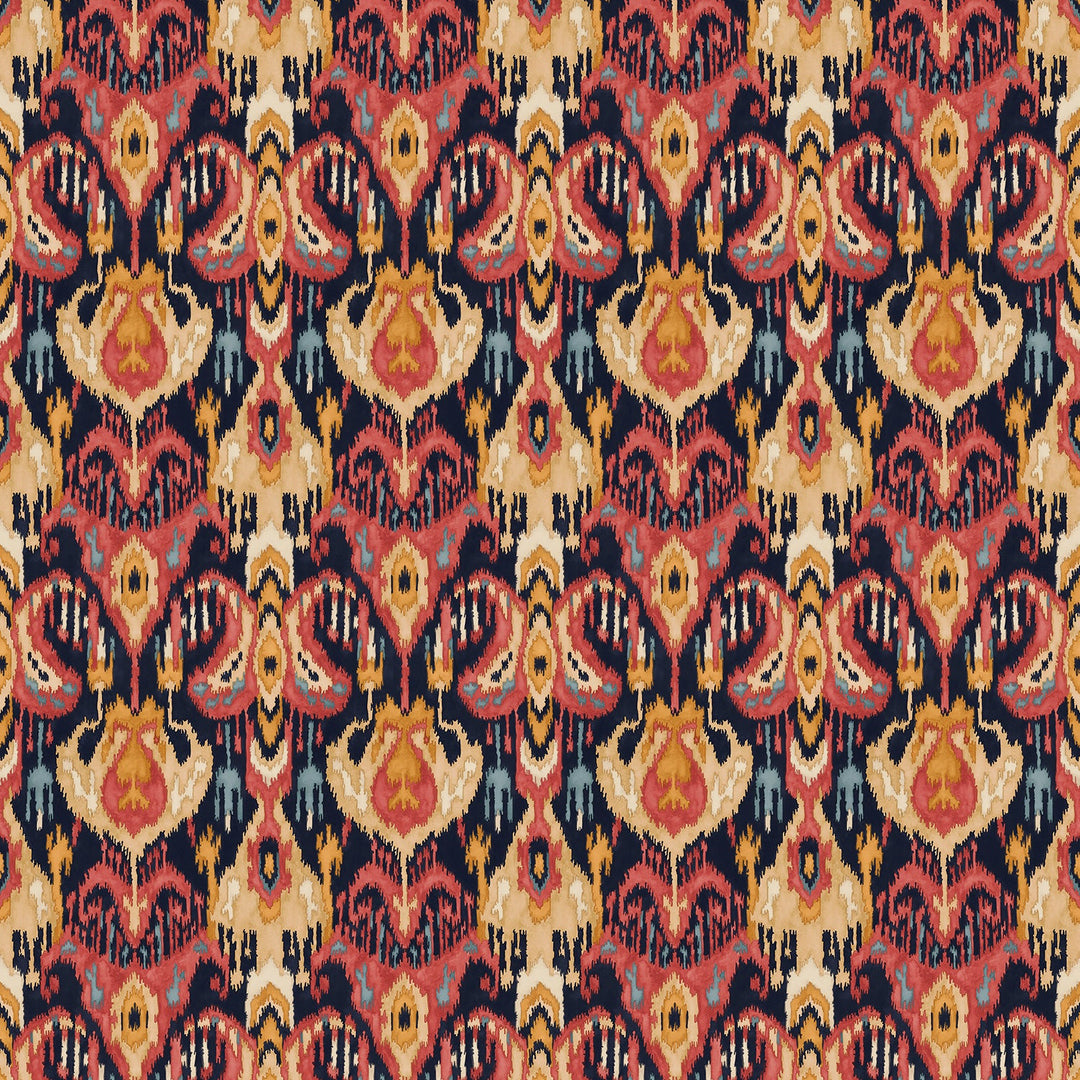 Bukhara - Saffron | Printed Velvet Fabric | Linwood
