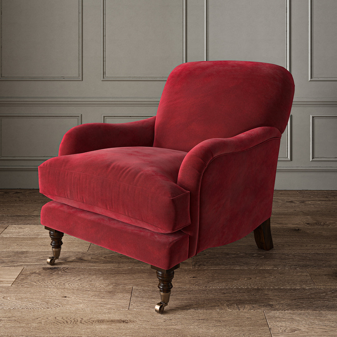 Omega – Rouge | Velvet Upholstery Fabric | Linwood