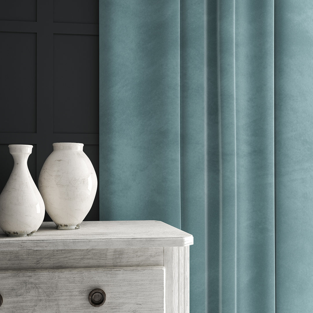 Omega – Pool | Velvet Upholstery Fabric | Linwood