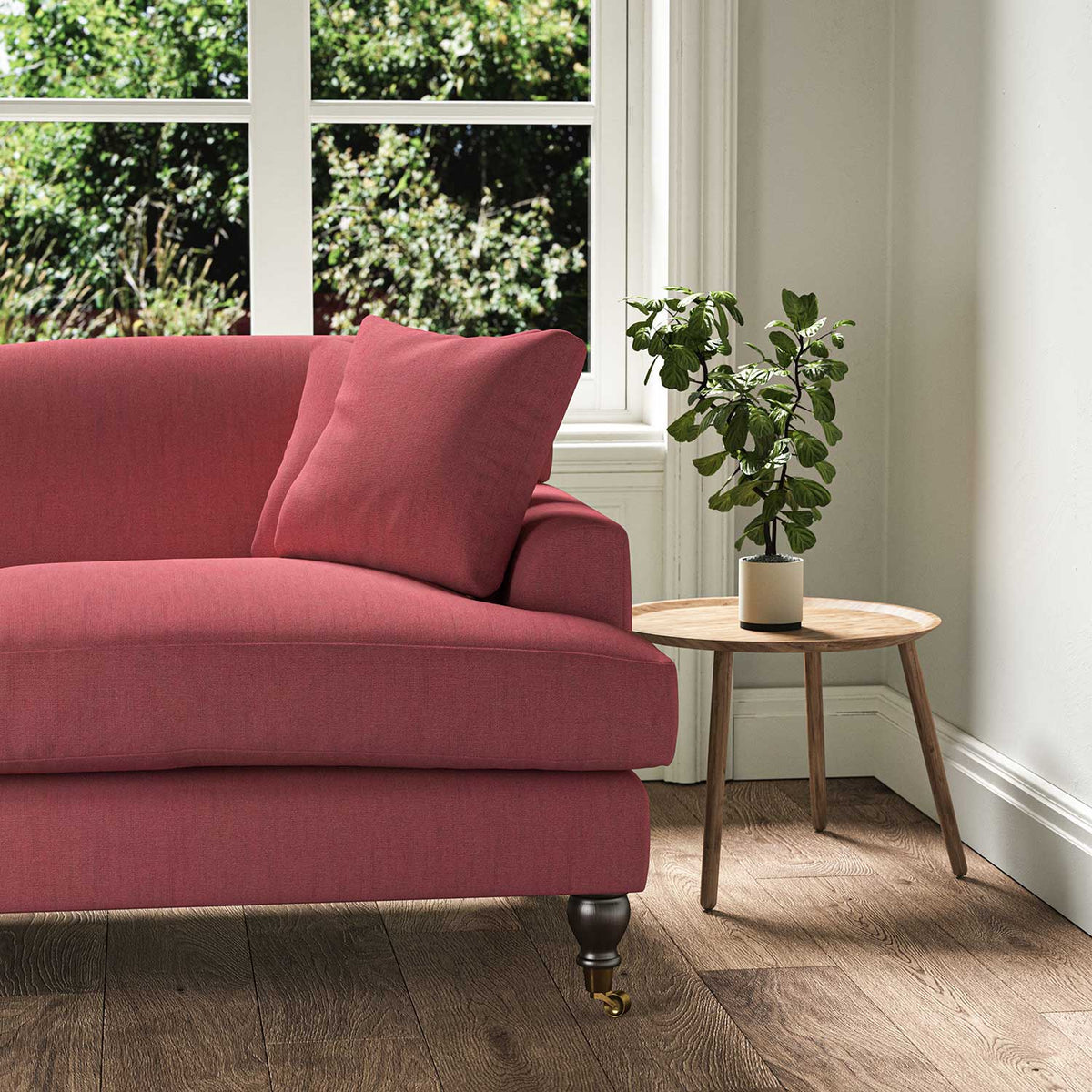 Pronto - Raspberry Crush | Plain Fabric | Woven Fabric | Linwood