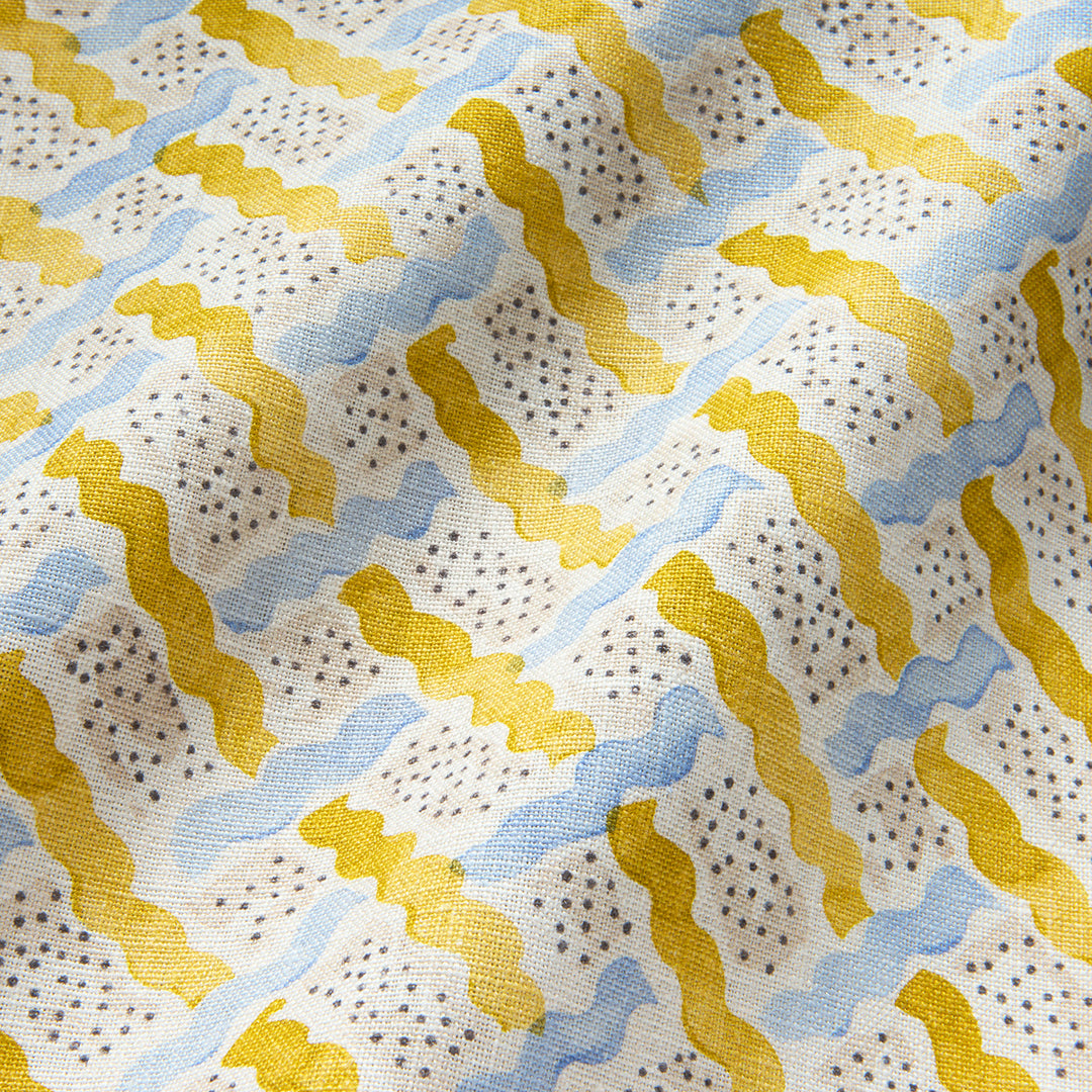 Maypole – Mimosa | Linen Fabric | Linwood