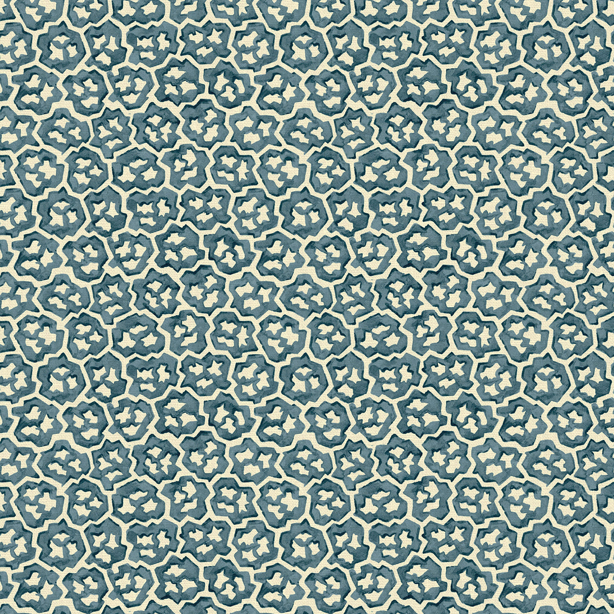 Hopscotch – Puddle | Linen Fabric | Linwood