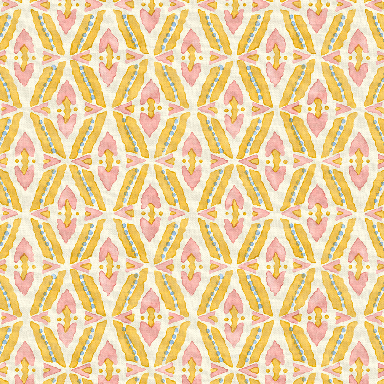 Leap Frog – Battenburg | Linen Fabric | Linwood