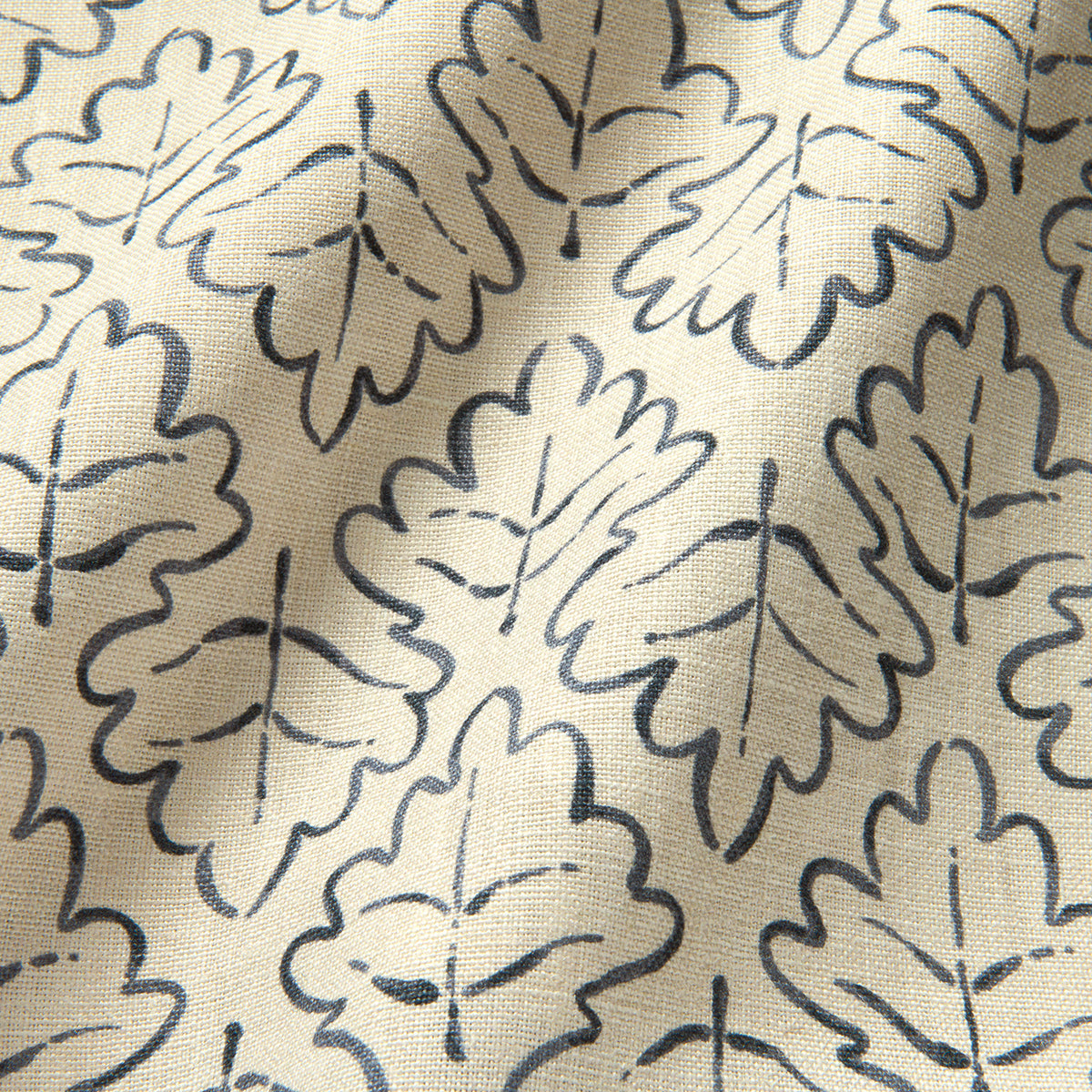 Maze – Midnight | Linen Fabric | Linwood