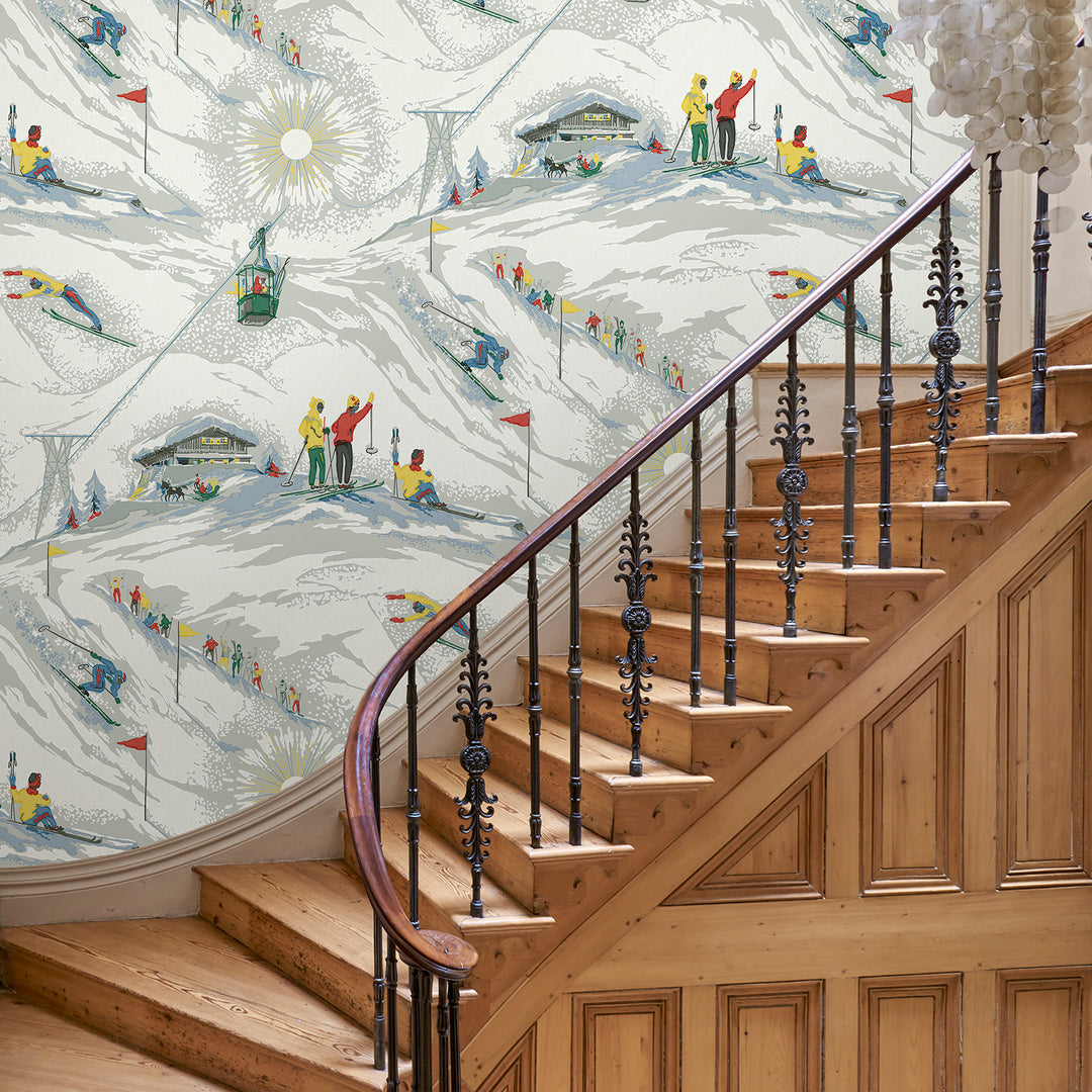Off Piste – Alpine | Designer Wallpaper | Linwood