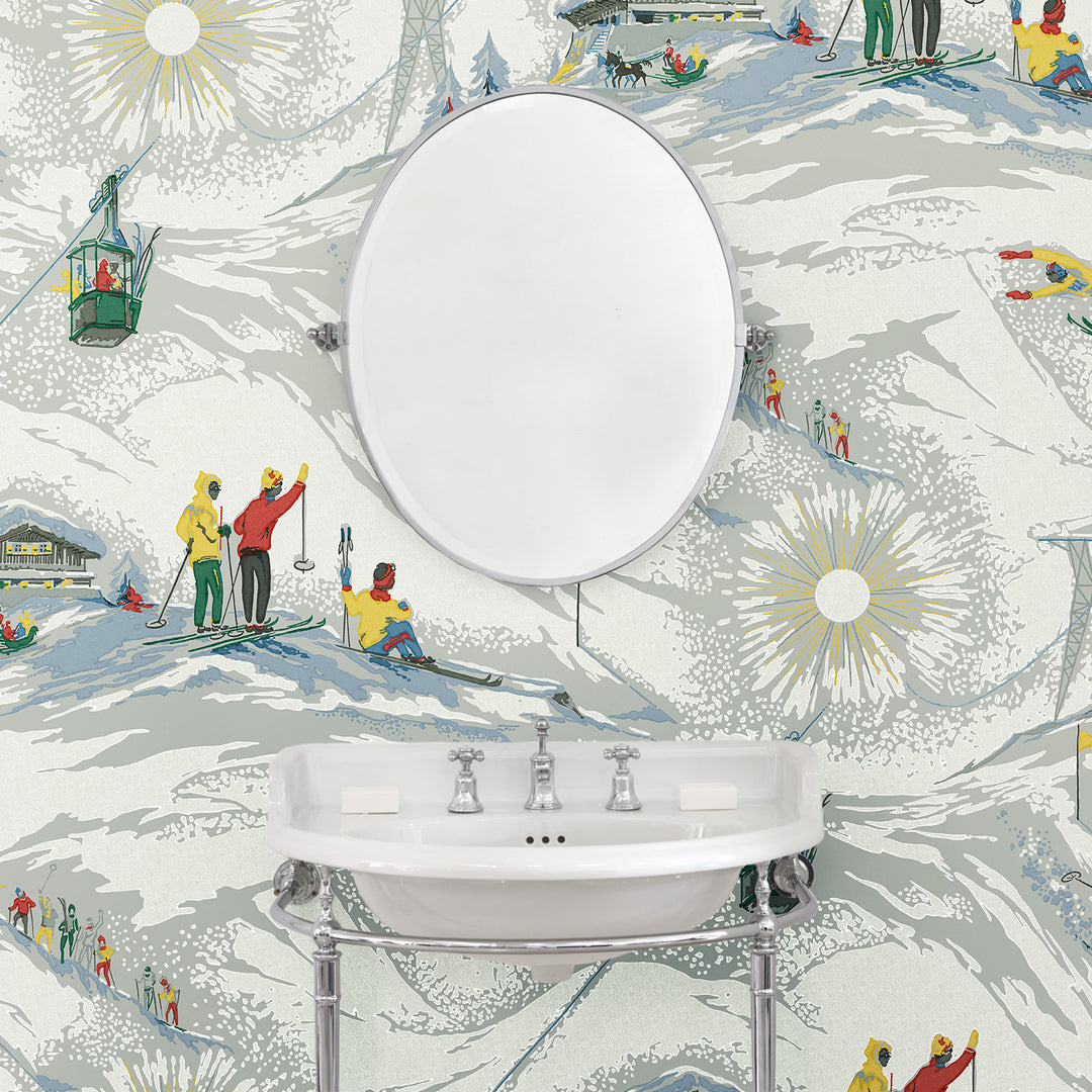 Off Piste – Alpine | Designer Wallpaper | Linwood