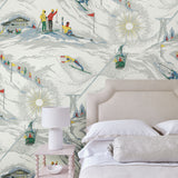 Off Piste – Alpine | Designer Wallpaper | Linwood