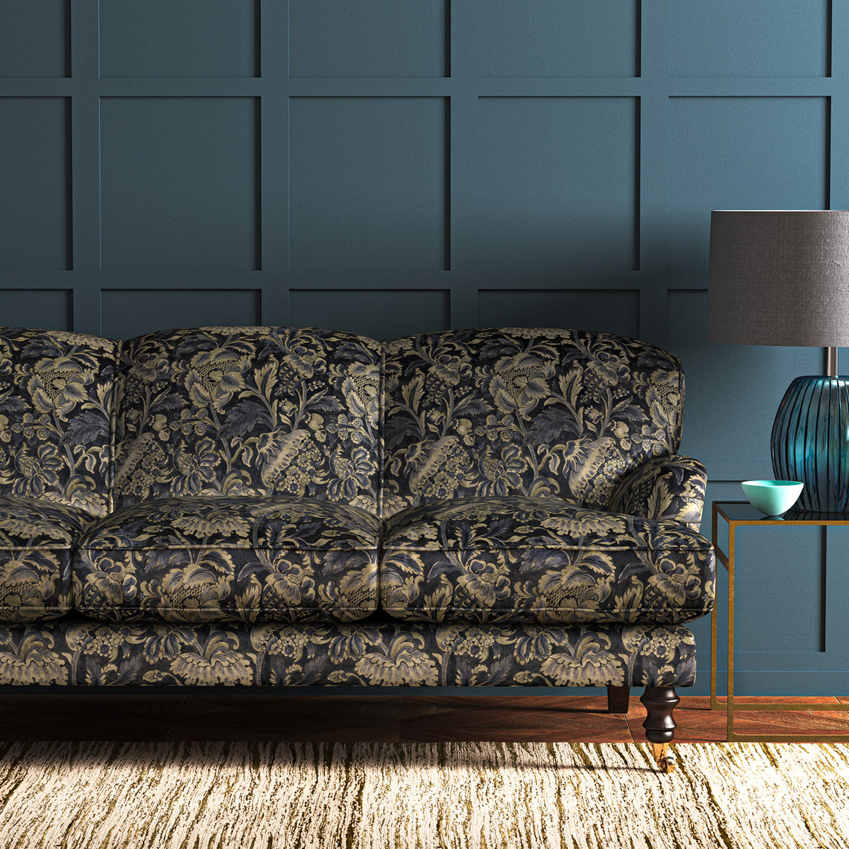 Tanglewood – Indigo | Velvet Upholstery Fabric | Linwood