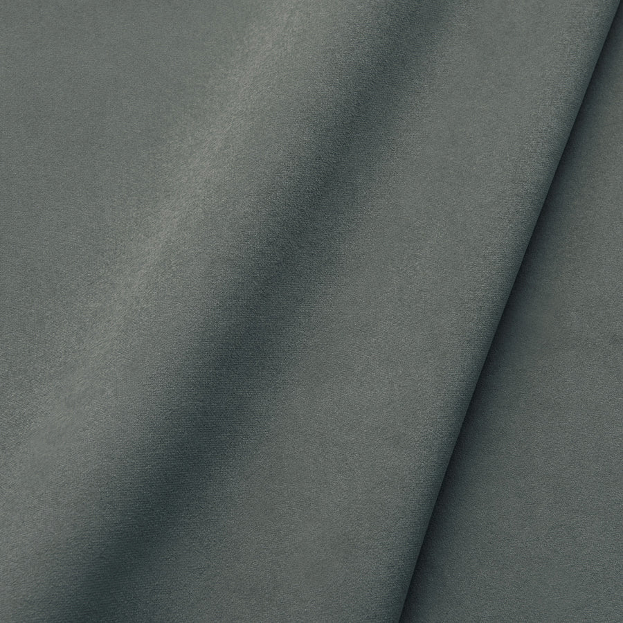 Moleskin Velvet - Zinc | Velvet Upholstery Fabric | Linwood